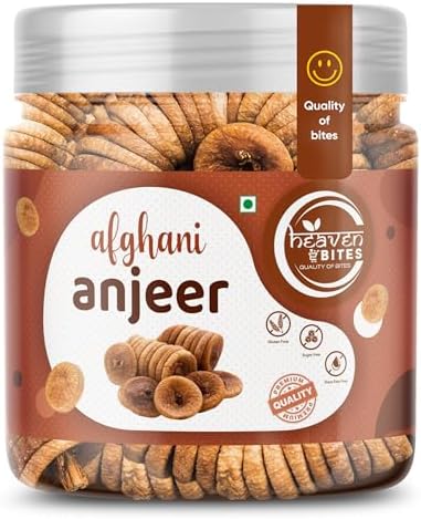 Heaven Bites Dried Afghani Anjeer 1000 GM | Dry Figs | Dried Fig for ...