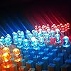 Novelty Place 100 Pcs 5mm White LED Diode Lights - Ultra Bright Clear ...