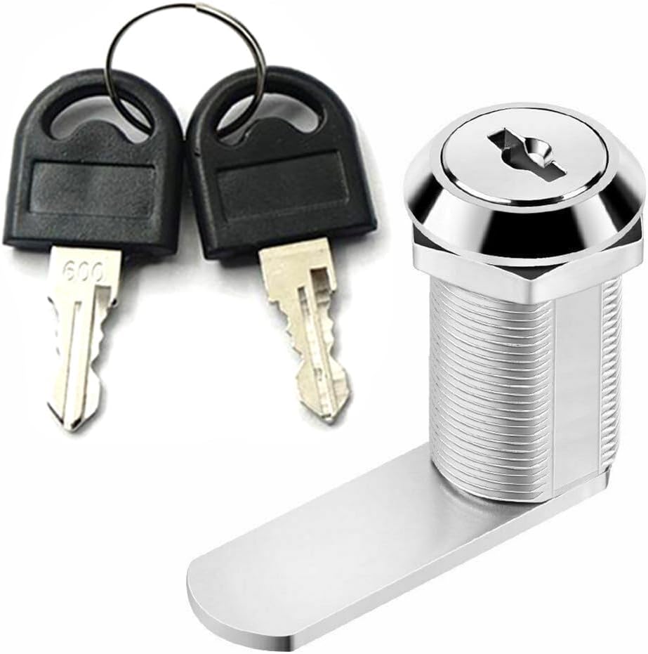 Cabinet Lock with 2 Keys, 18mm Cam Locks, Cabinet Cam Lock Set for ...