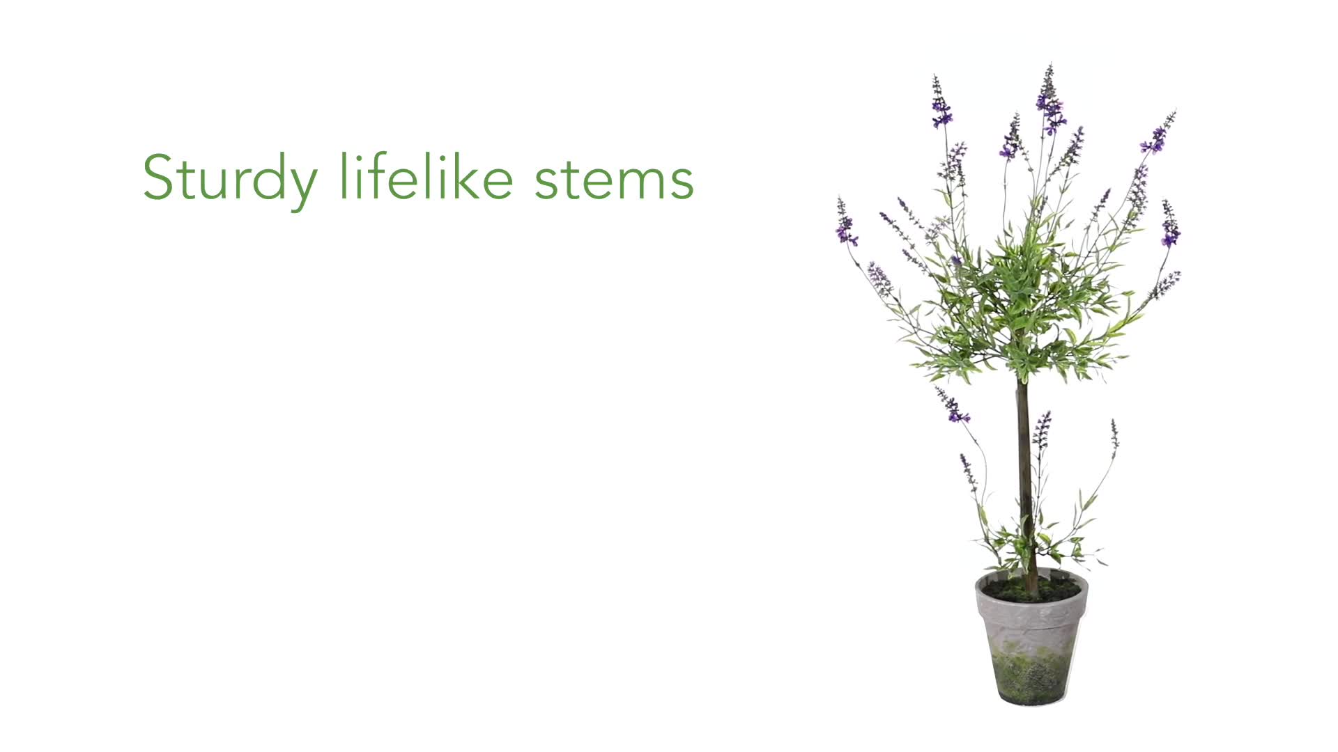 Watch 34in. Lavender Single Ball Topiary Artificial Tree on Amazon Live