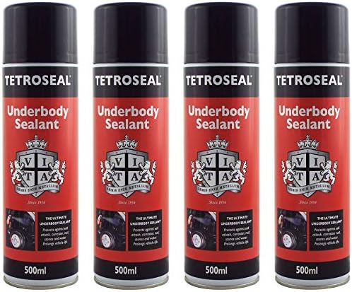 Tetroseal Aerosol Underbody Sealant x4 Car Underseal Spray 500ml Seal ...