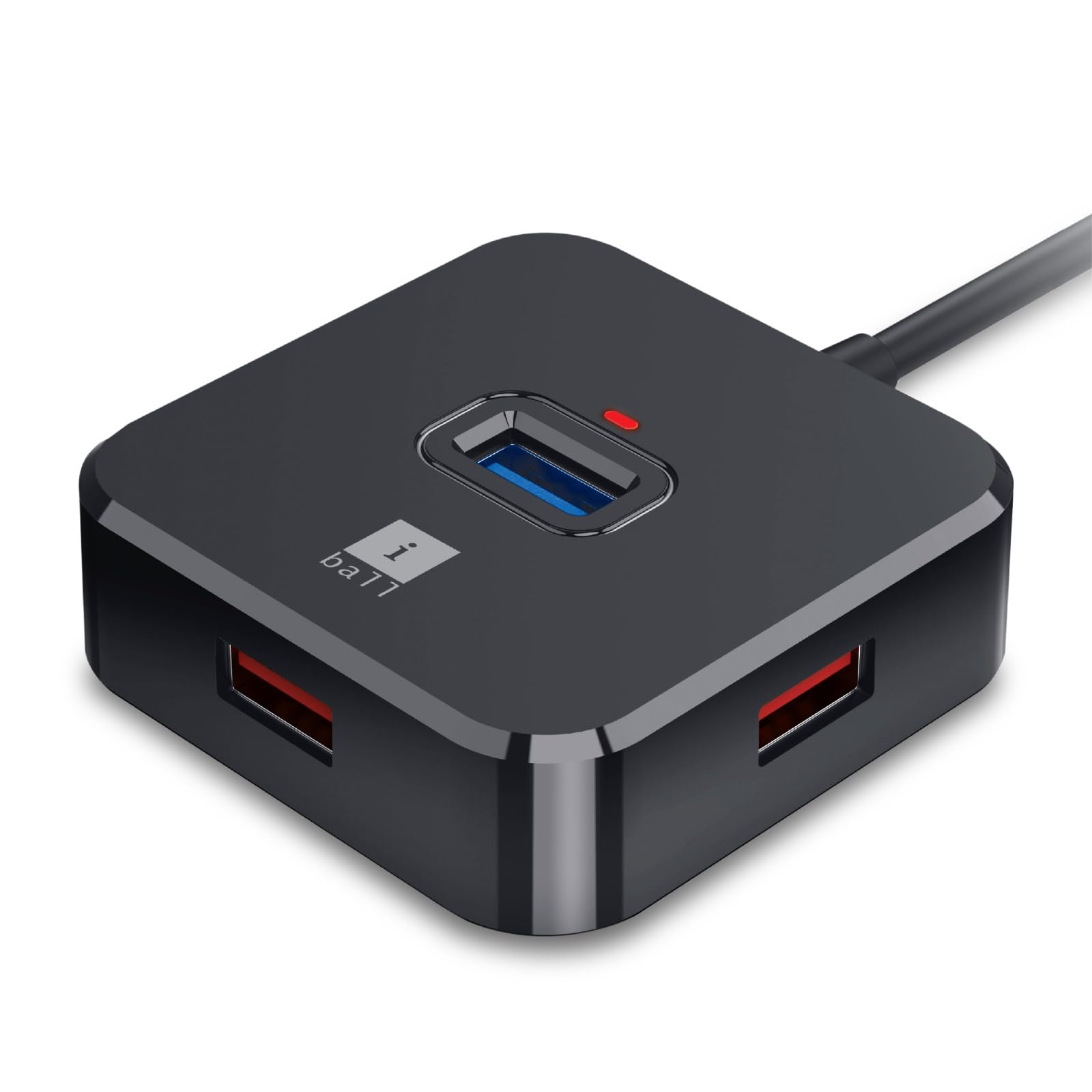 iBall Piano 525 USB 3.0 + USB 2.0 HUB, 4-Port, 2-in-1 USB-A/Type-C ...