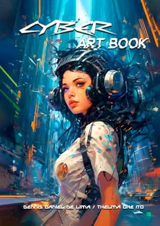 Cyber - Art Book: Art Book about a dystopian future between humans and robots in a Cyberpunk ...