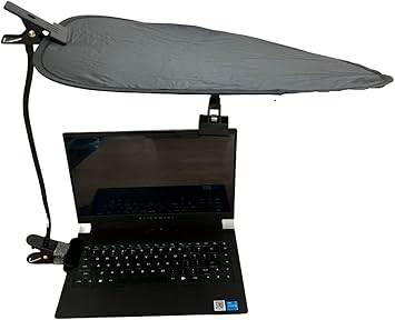 Amazon.com: Laptop Sun Shade for Working Outside with Clip,17 * 14 inch ...