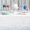 Amazon.com: Sparkle and Bash Pink & Blue Confetti Table Cover - 54 x ...
