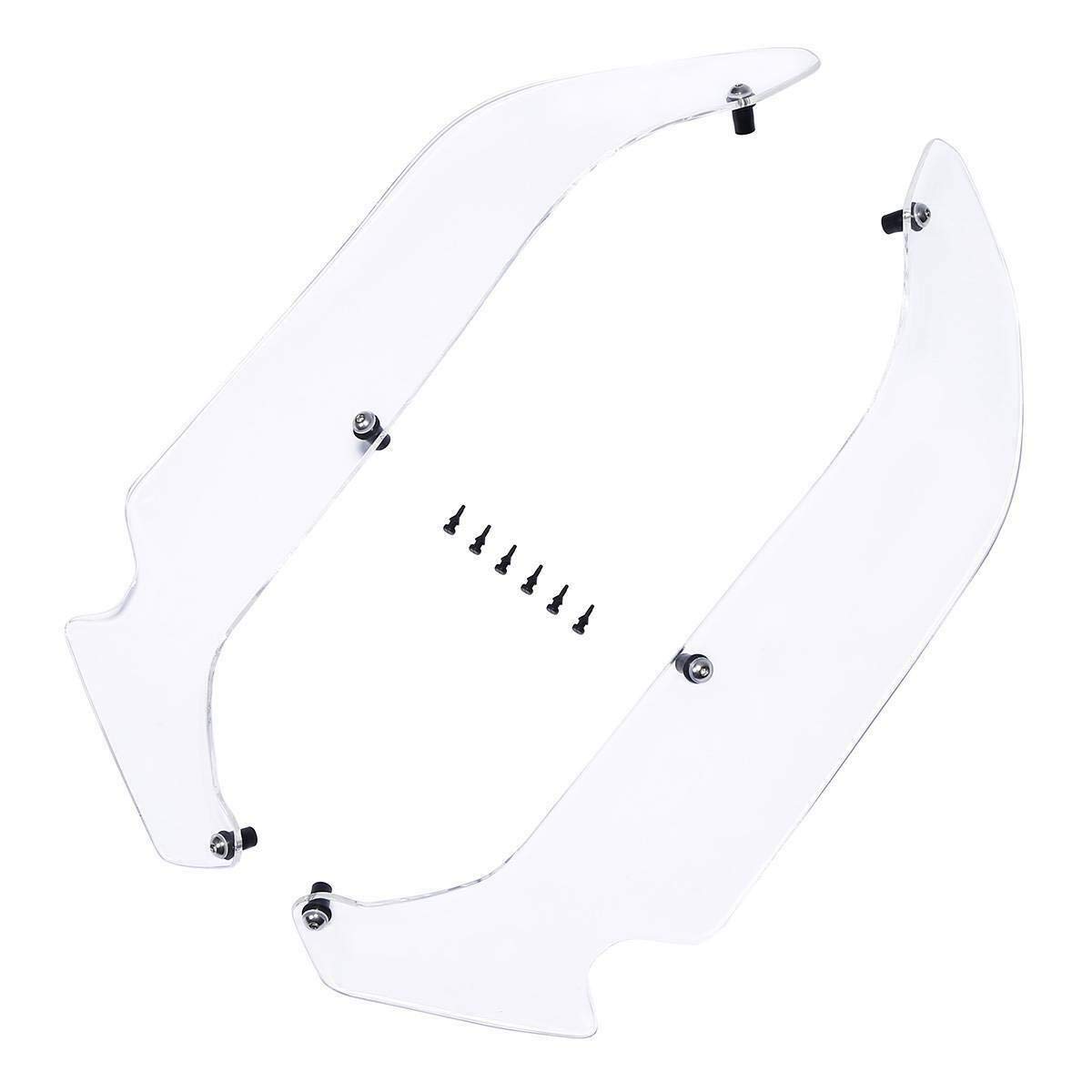 Aazon.co: OKitDora Lower Air Wind Deflectors Shield With Ounting
