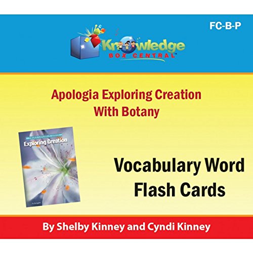 Apologia Exploring Creation with Botany Vocabulary Flash Cards ...
