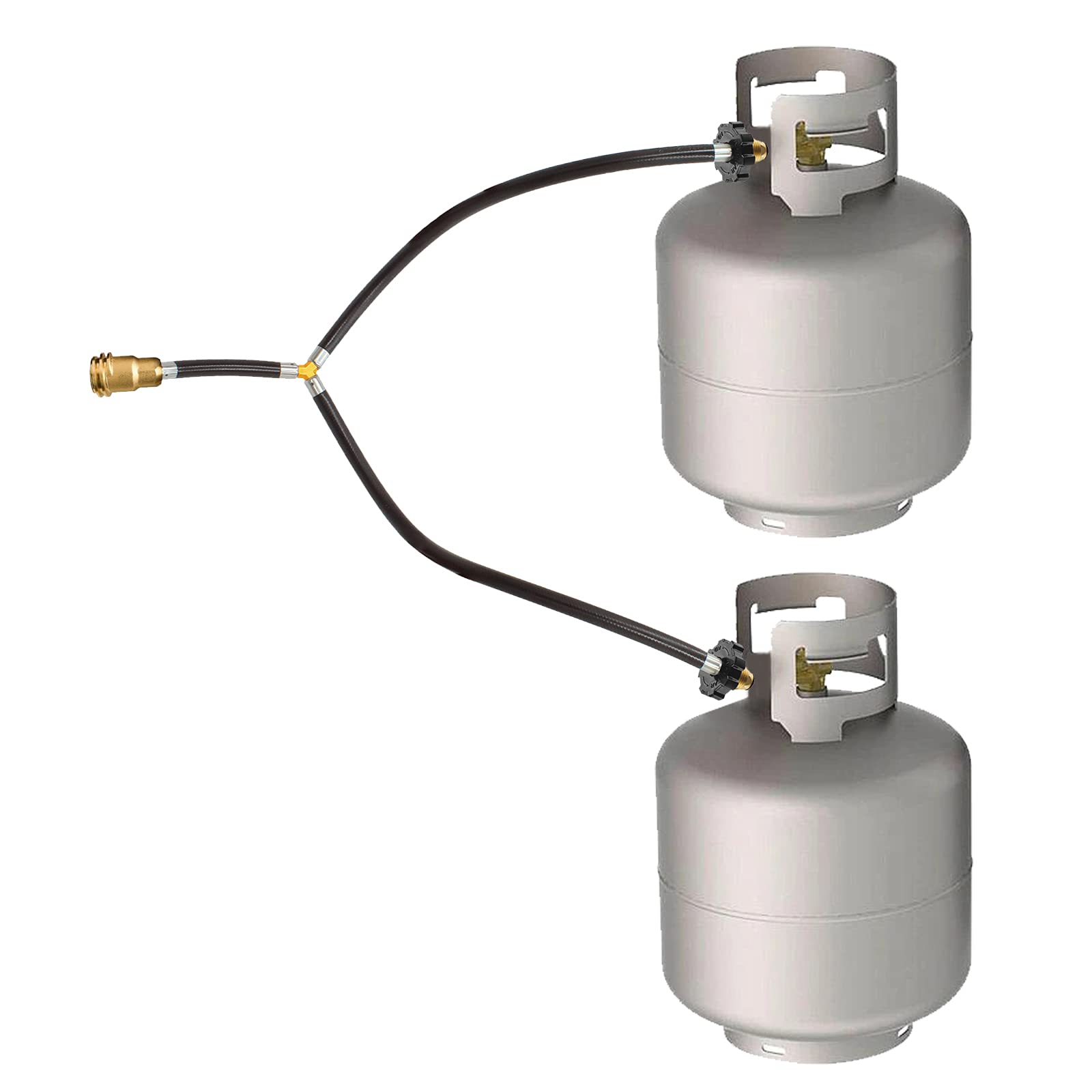 Snapklik.com : MENSI Ungrade Two Way POL Inlet And QCC Exit Propane Y ...