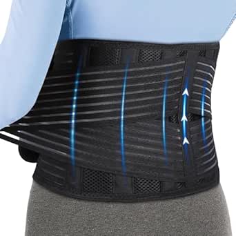 WIMSSERT Back Brace for Lower Back Pain Men and Women,Lumbar Support ...