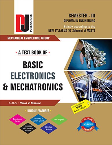 A text book of Basic Electronics & Mechatronics (DJ 3) eBook : Mankar ...