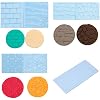 Amazon.com: 6 Pcs Fondant Impression Texture Mat Mold Set, Light Blue ...