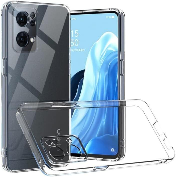 JGD PRODUCTS for Oppo Reno 7 Pro 5G Premium Transparent Hybrid Soft ...