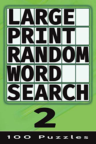 Large Print Random Word Search 2: 100 Puzzles (Volume 2): Witcherley ...