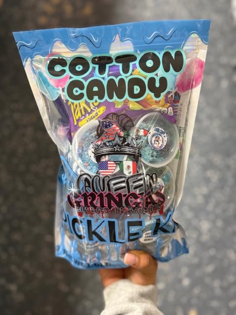 Amazon.com: Gringas Rim Dips LLC Cotton Candy Pickle Kit, Cotton Candy ...