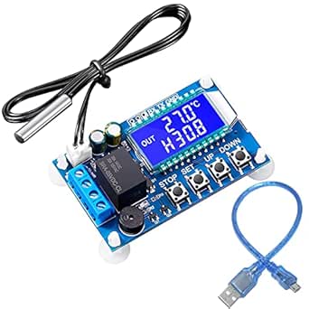 Youmile XY-T01 DC 6-30V 24V Digital Temperature Control Board Electronic Temperature Controller ...