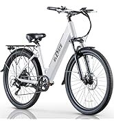 Amazon.com : Elevate Cabo Beach Cruiser Electric Bike for Adults - 24”x4” Fat Tire Electric Bike ...