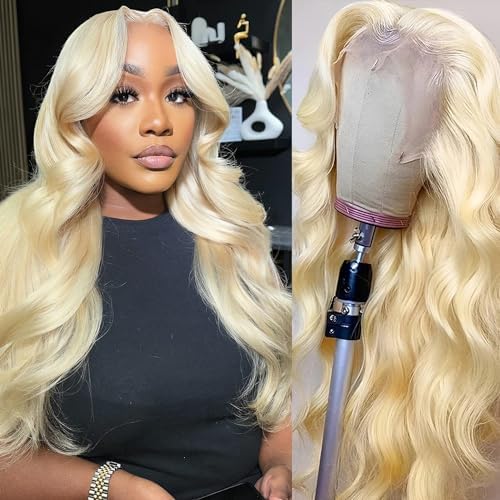 Amazon.com : NPALO 613 body wave lace front wigs human hair pre plucked ...