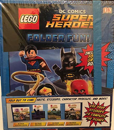 lego dc comics super heroes folder fun: 9781465459572: Amazon.com: Books