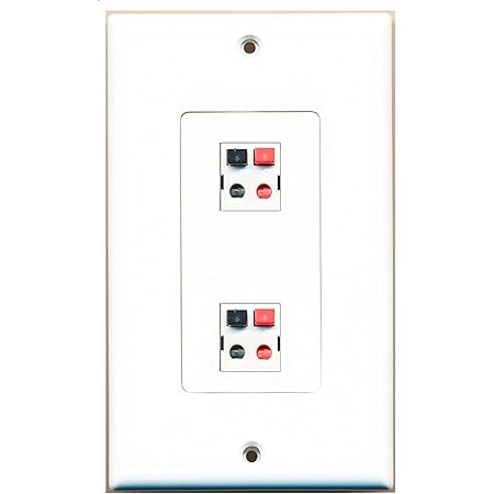 Amazon.com: TENINYU 1 Port Speaker Jack Speaker Module Keystone Single ...