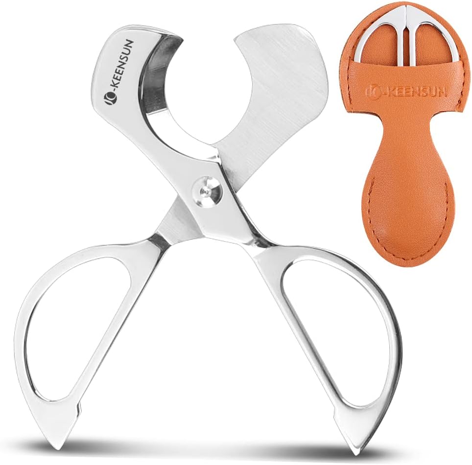 Amazon.com: KEENSUN Cigar Scissors Cutter, Stainless Steel Guillotine ...