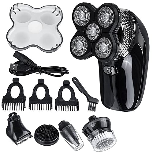 Amazon.com: Electric Razor for Men, 5D Floating Heads Electric Shaver 5 ...