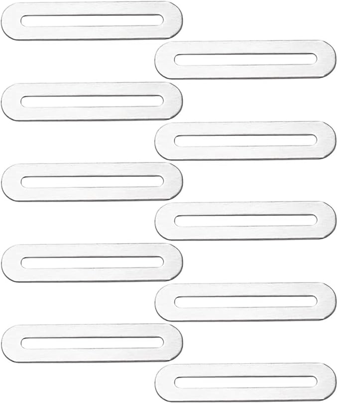 Amazon.com: LB-LAIBA 10 Pcs Metal Connector Slideable Slotted Brackets ...