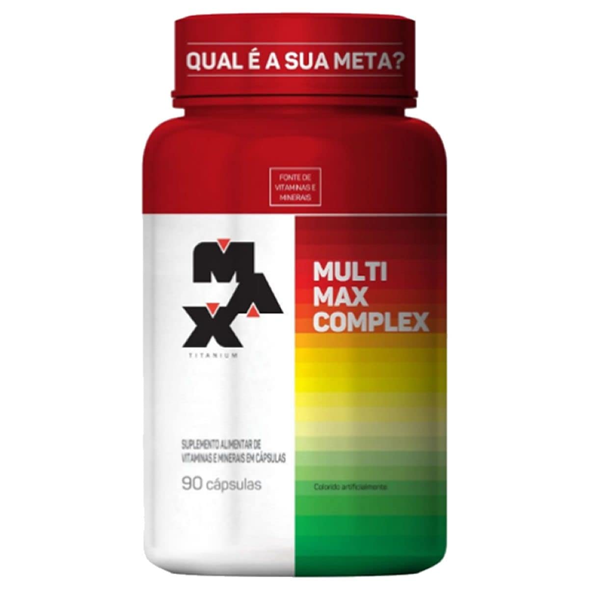 Multimax Complex - 90 Cápsulas, Max Titanium : Amazon.com.br: Saúde e ...