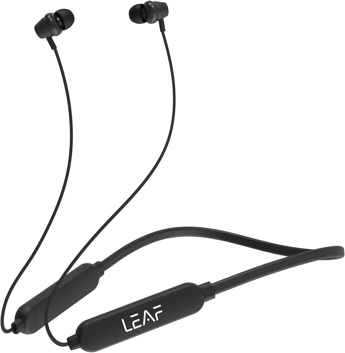 Leaf Rush Pro Neckband Bluetooth Earphones with mic, Fast Charging ...