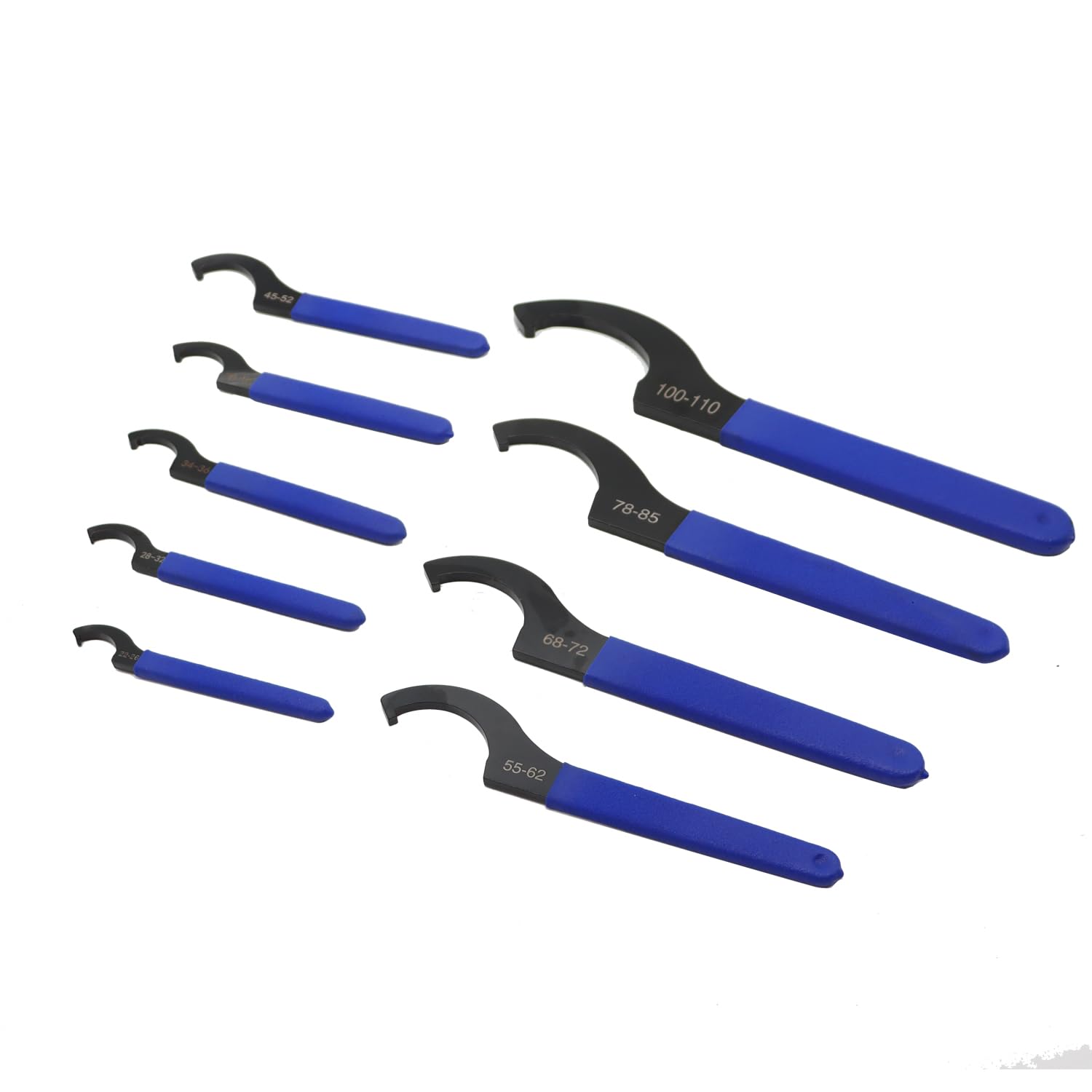 Nakkaa 9Pcs Coilover Spanner Wrench Set, Adjustable Shock Wrench ...