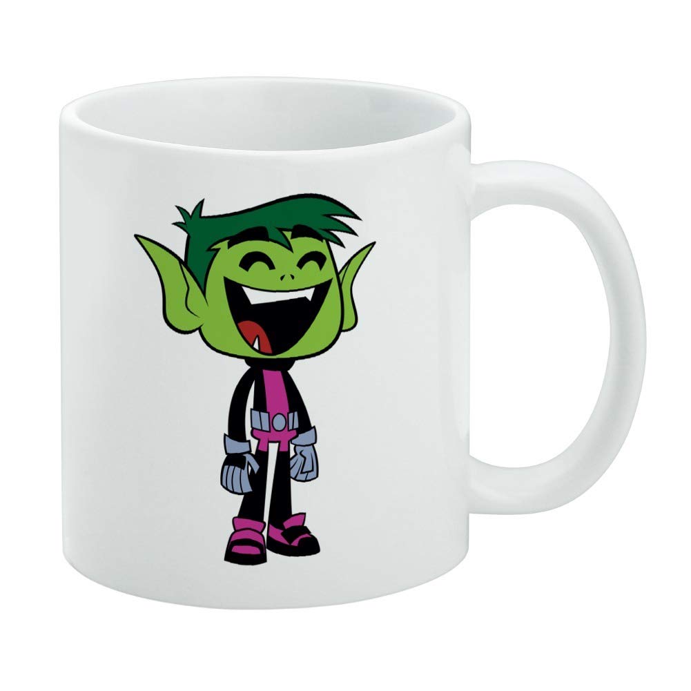 Amazon.com | Teen Titans Go! Beast Boy Ceramic Coffee Mug, Novelty Gift ...