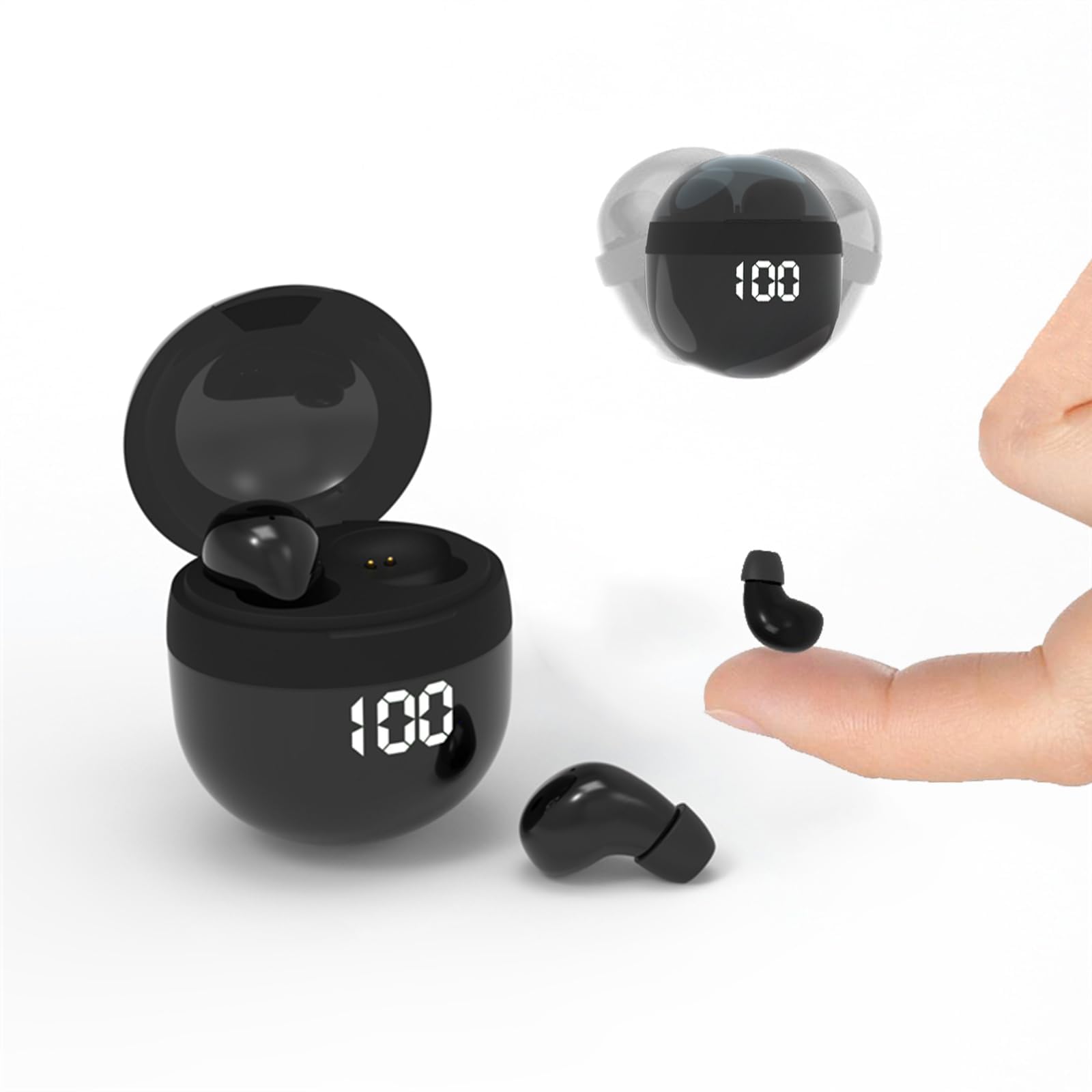Amazon.com: Small Mini Invisible Earbuds for Work Wireless Bluetooth ...