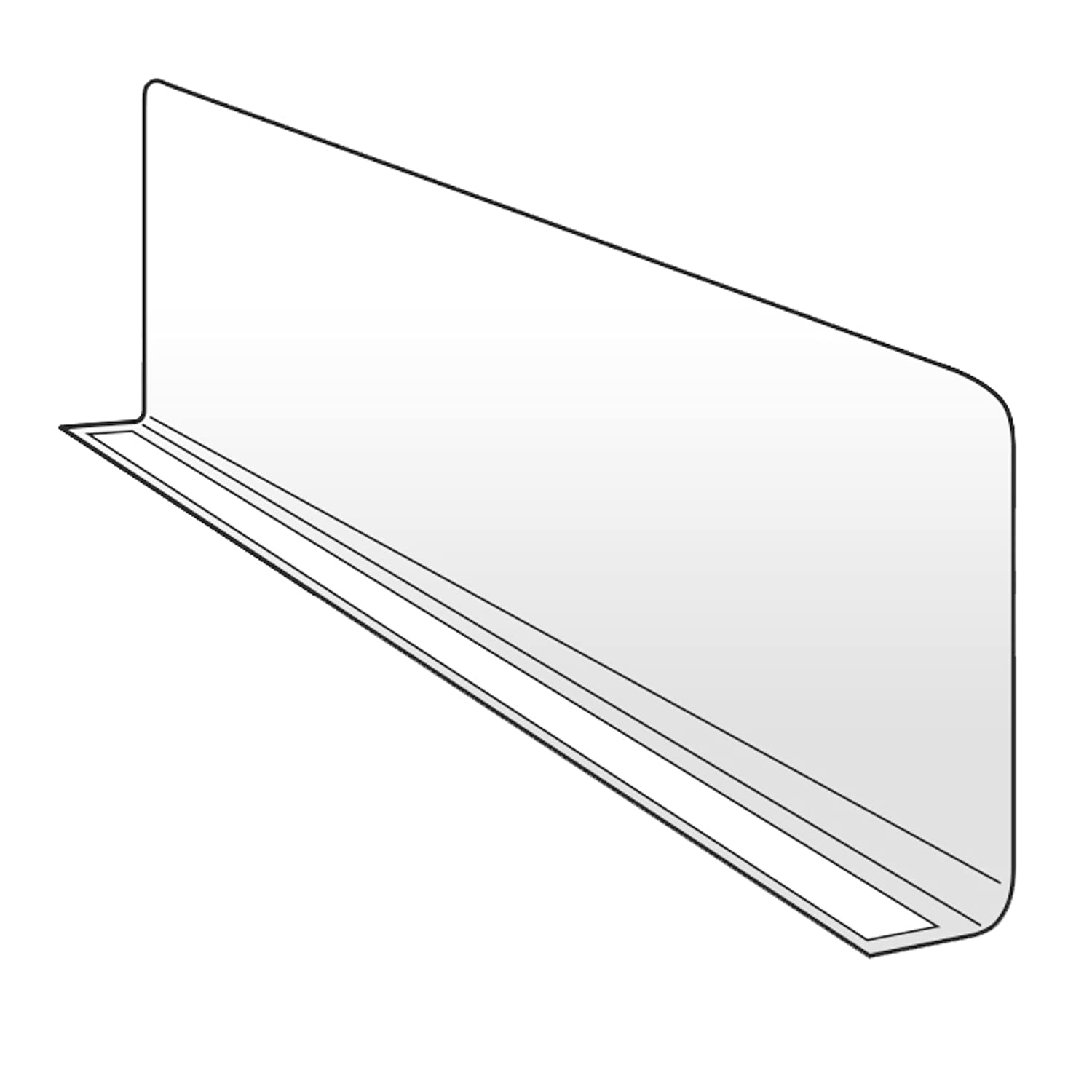 Amazon.com: Clip Strip Shelf Dividers for Retail Stores - Lightweight ...