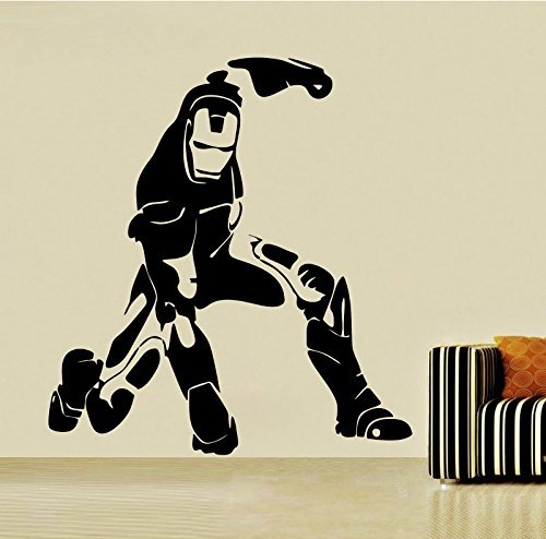 Buy ARWY Iron Man Wall Sticker for Bedroom Wall Stickers Decal Style ...