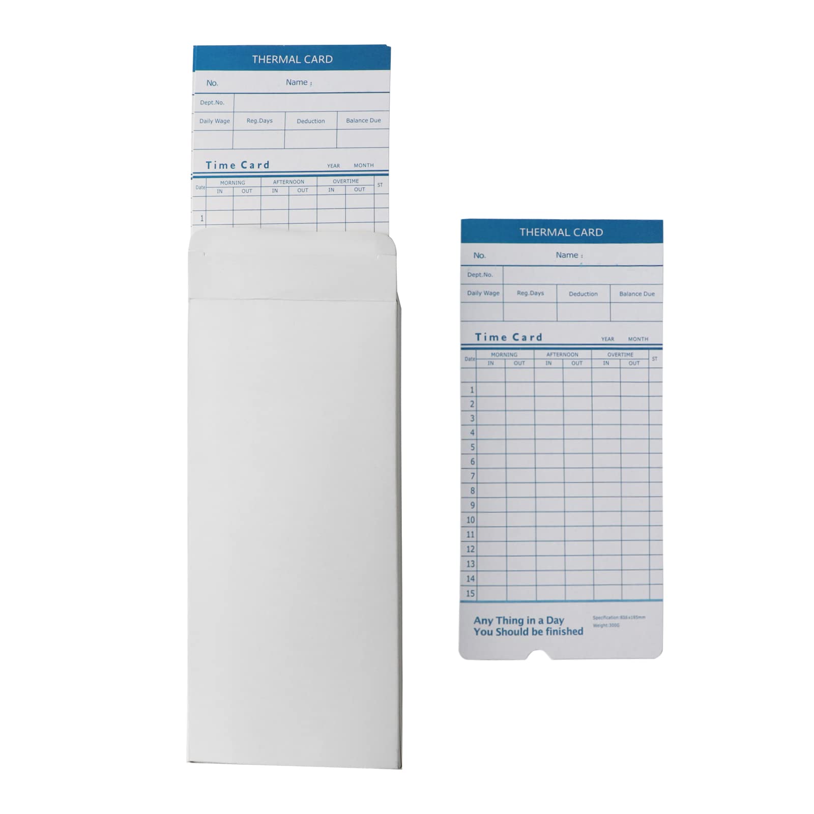 Employee Time Cards 2 Sided