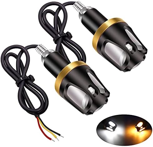 Amazon.com: ZHHXYanh Led Motorcycle Handlebar Turn Signal Lights 12V ...