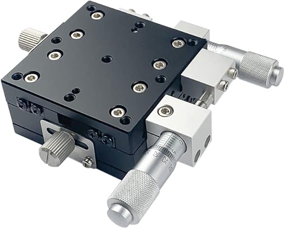 HBALDTEDC Manual Linear Stage Table Platform, XY Axis Cross Rail ...