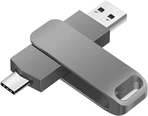 Amazon.com: 128GB 3.2+ USB & Type-C Flash Drive 2 in 1 OTG USB, Dual ...