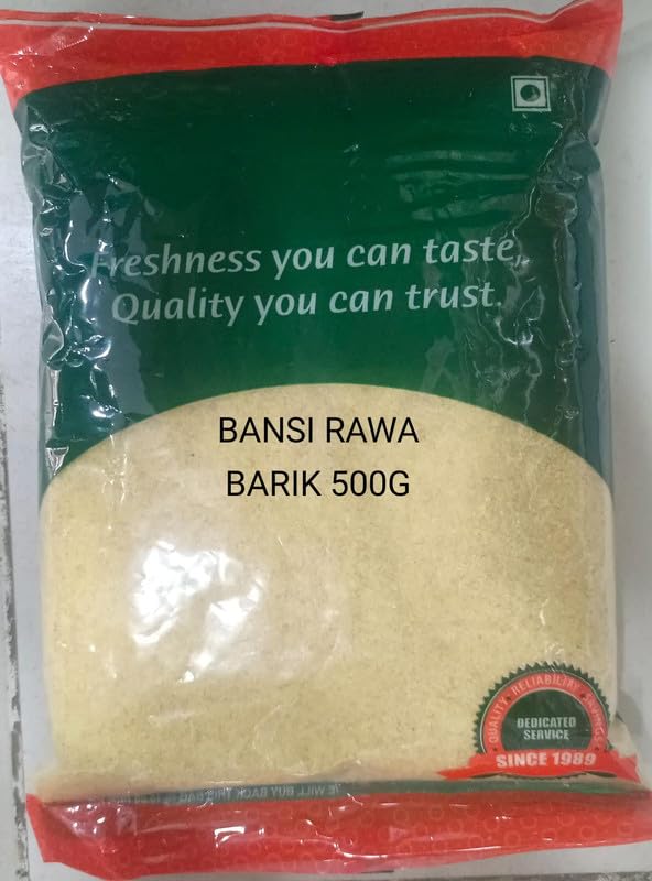 FullYum™ Bansi Rawa Barik 500gm | Fine Semolina | Ideal for Dosa, Upma ...