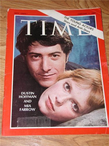 Time Magazine Back Issue February 1969 Dustin Hoffman & Mia Farrow ...
