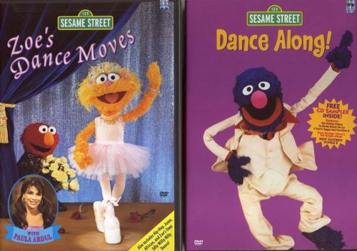 Amazon.com: Sesame Street - Dance Along!/Zoe's Dance Moves (Boxset ...