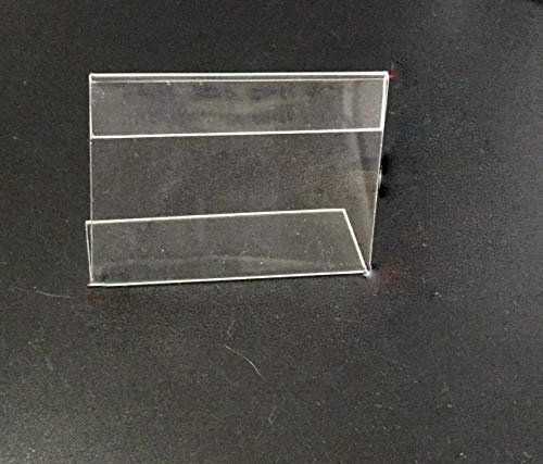 SIGNOOGLE Acrylic L Shape Price Name Plate Card Menu Sign Display Label ...