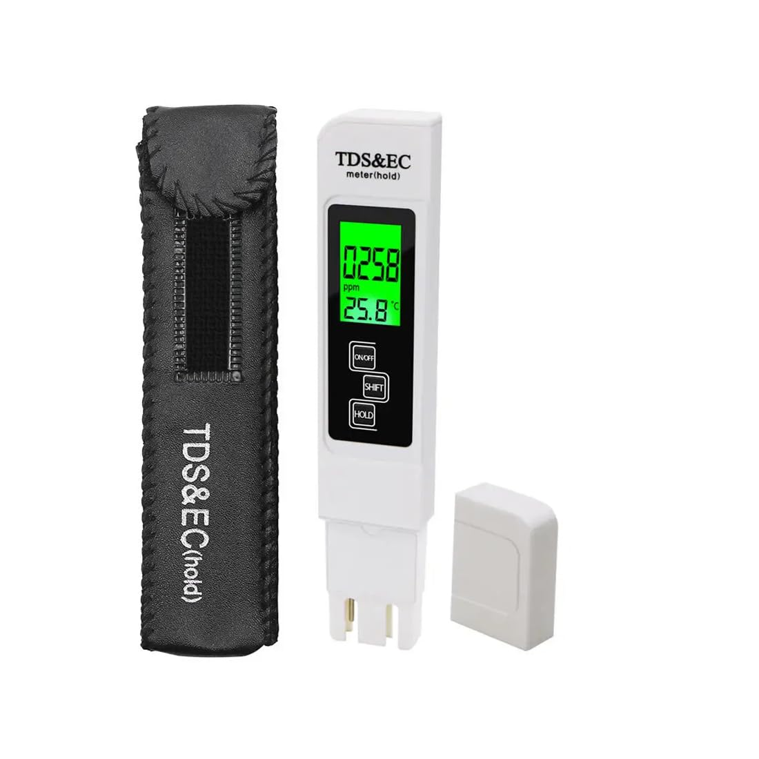 Amazon | 水質検査 3-in-1 TDS&ECメーター 水質測定器 水耕栽培 水槽 水質検査 EC メーター TDSメーター 水分計 高精度 測定範囲 0-9999ppm 0 ...