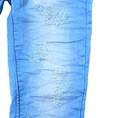 Buy Men's Stretchable Slim Fit Crush Pattern with Funky Design Jeans ...