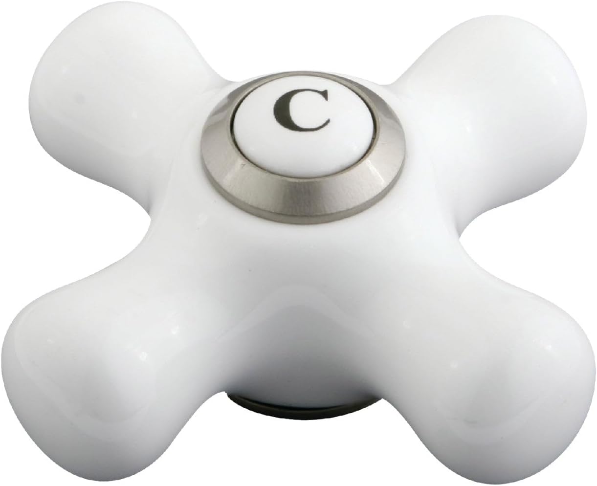 Porcelain Handle (3 Pieces) Fits Delta 3-Handle Shower Faucet, Oil ...