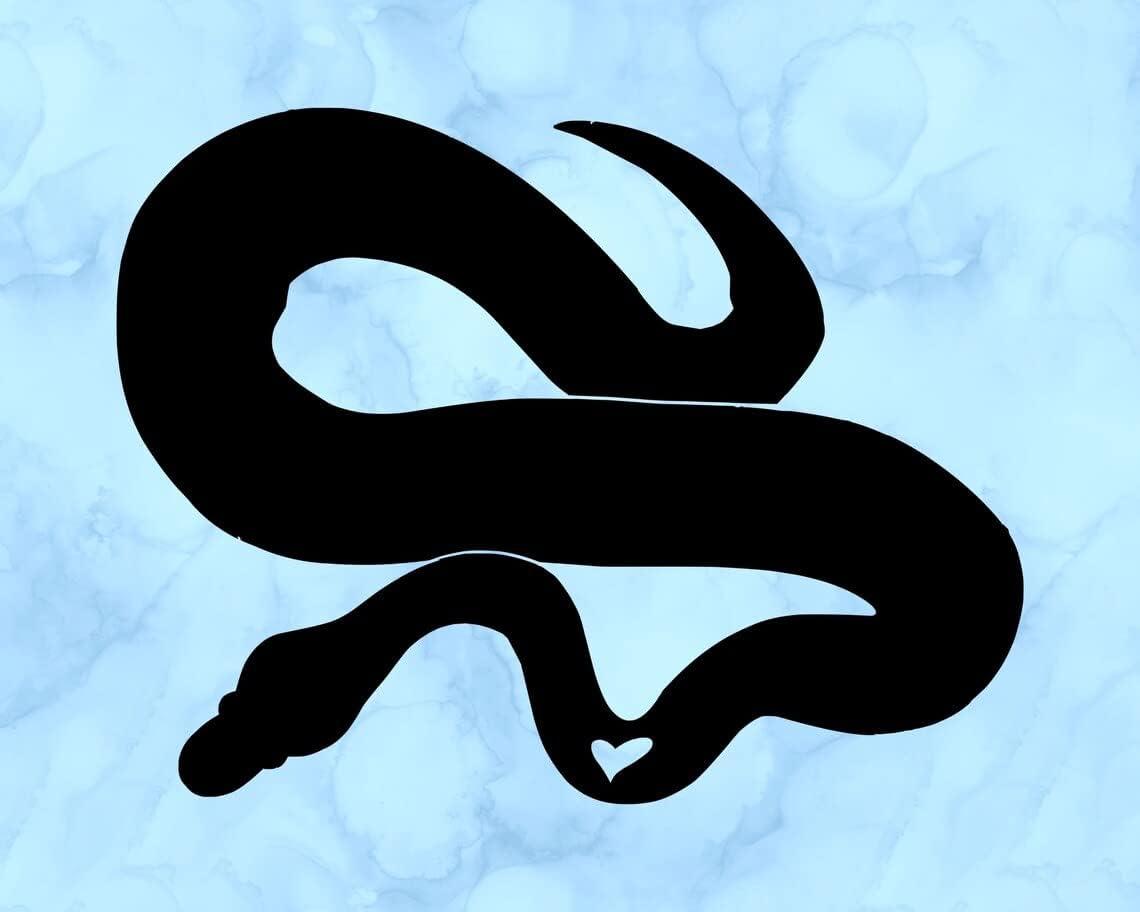 Amazon.com - Ball Python Heart Vinyl Sticker Multiple Size Decal Cars ...