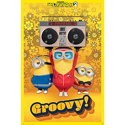 Minions Groovy 61 x 91.5cm Maxi Poster – BigaMart