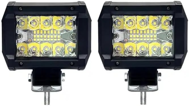 Amazon.com: 4 Inch LED Pods, 2PCS 120W Triple Row Flood Spot Combo ...