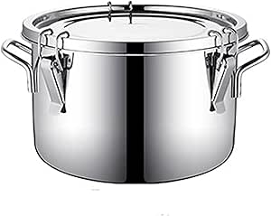 Amazon.com: Olla de stock, olla hermética de acero inoxidable 304/olla de sopa espesada, tanque ...