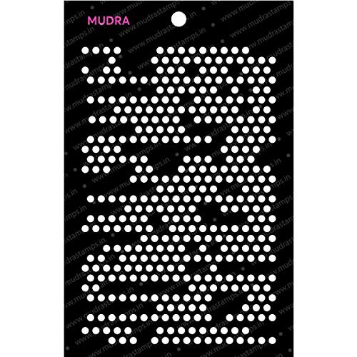 Mudra Stencils - Memory Dots - 4"x6" for DIY Home Decors, Crafts ...