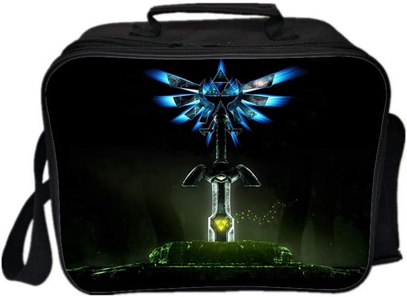 Amazon.com: The Legend of Zelda Hylian Shield Gray Insulated Lunchbox ...